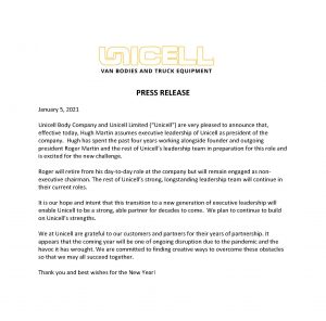 Press Release | Unicell